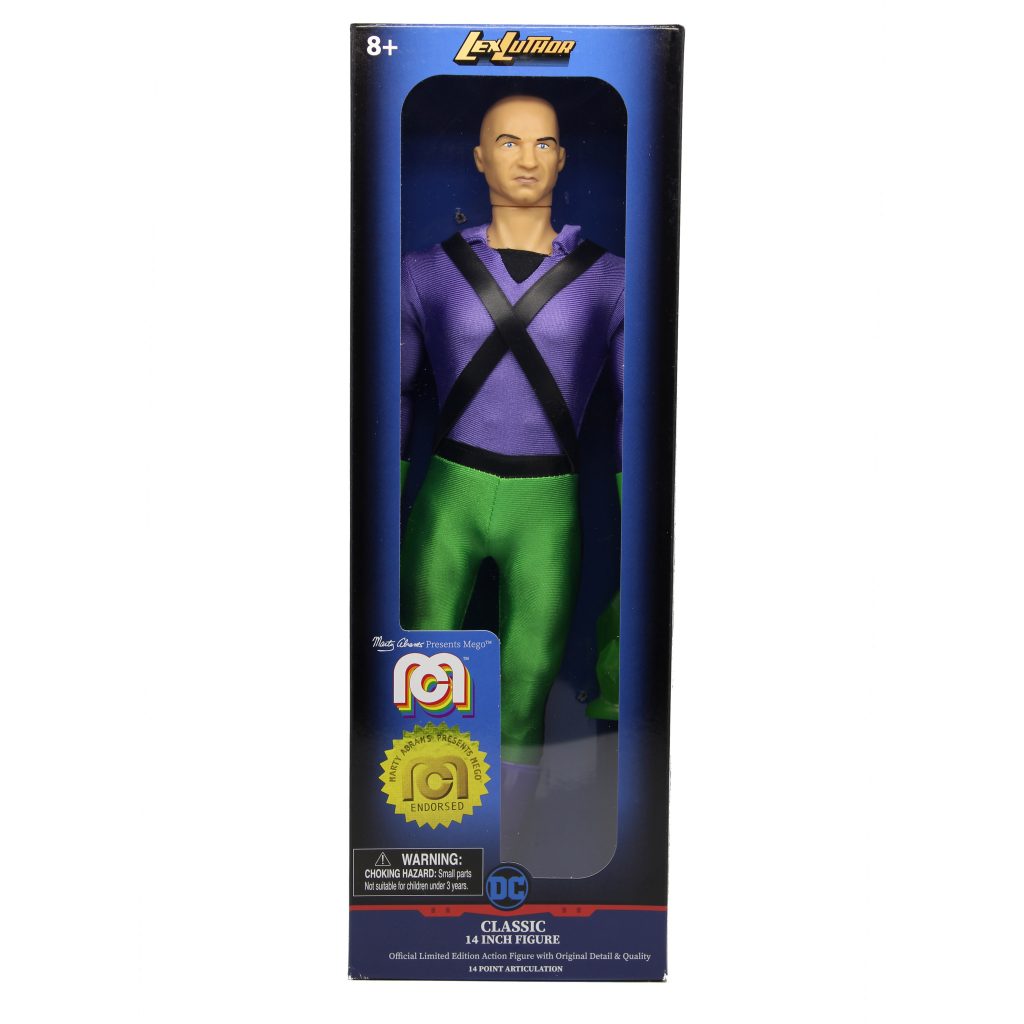 DC Comics: Lex Luthor Action Figure 14″ – Mego Corp 2021