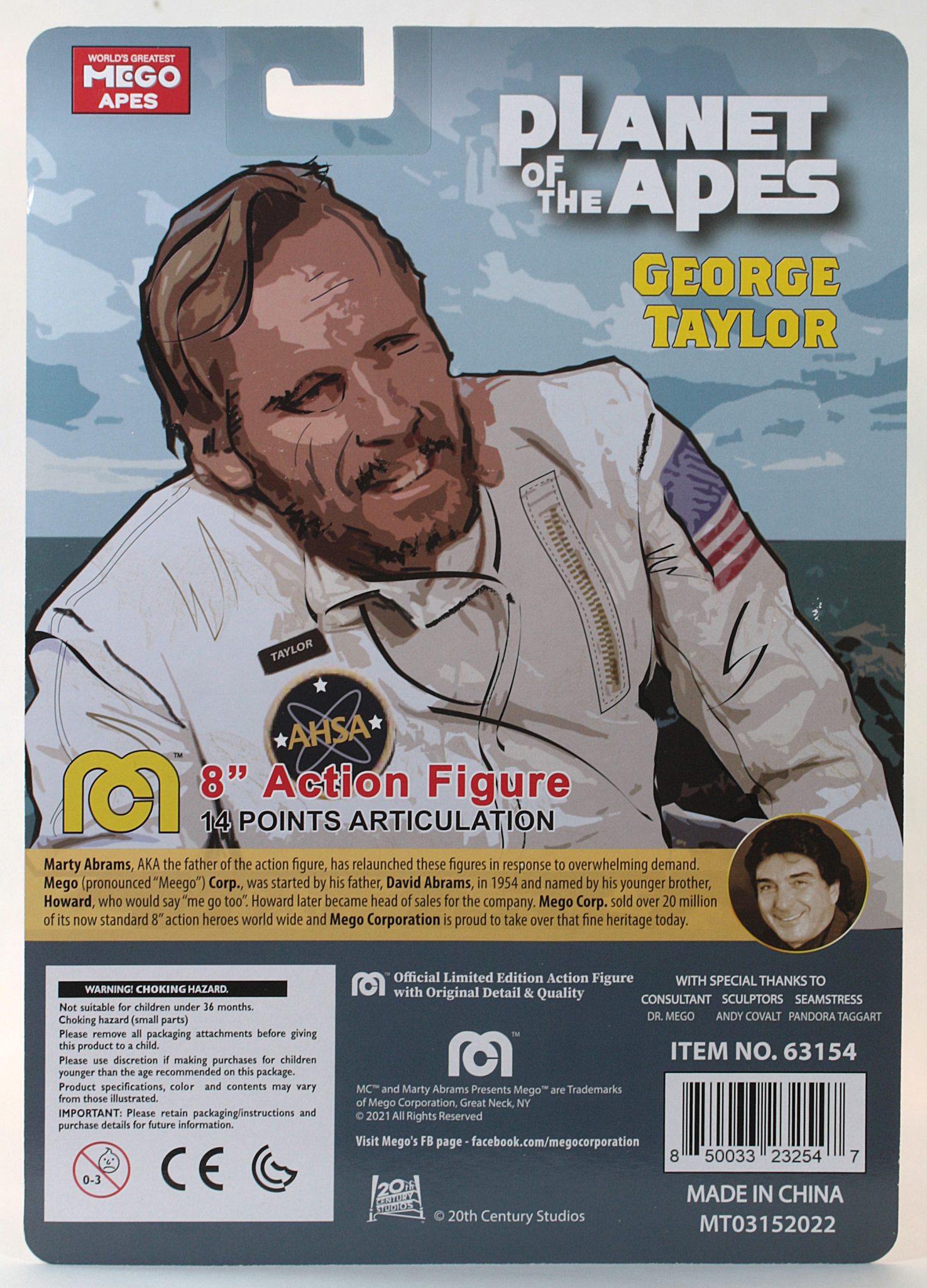 Mego Planet of the Apes: George Taylor (item #63154) - Mego V2 Galleries