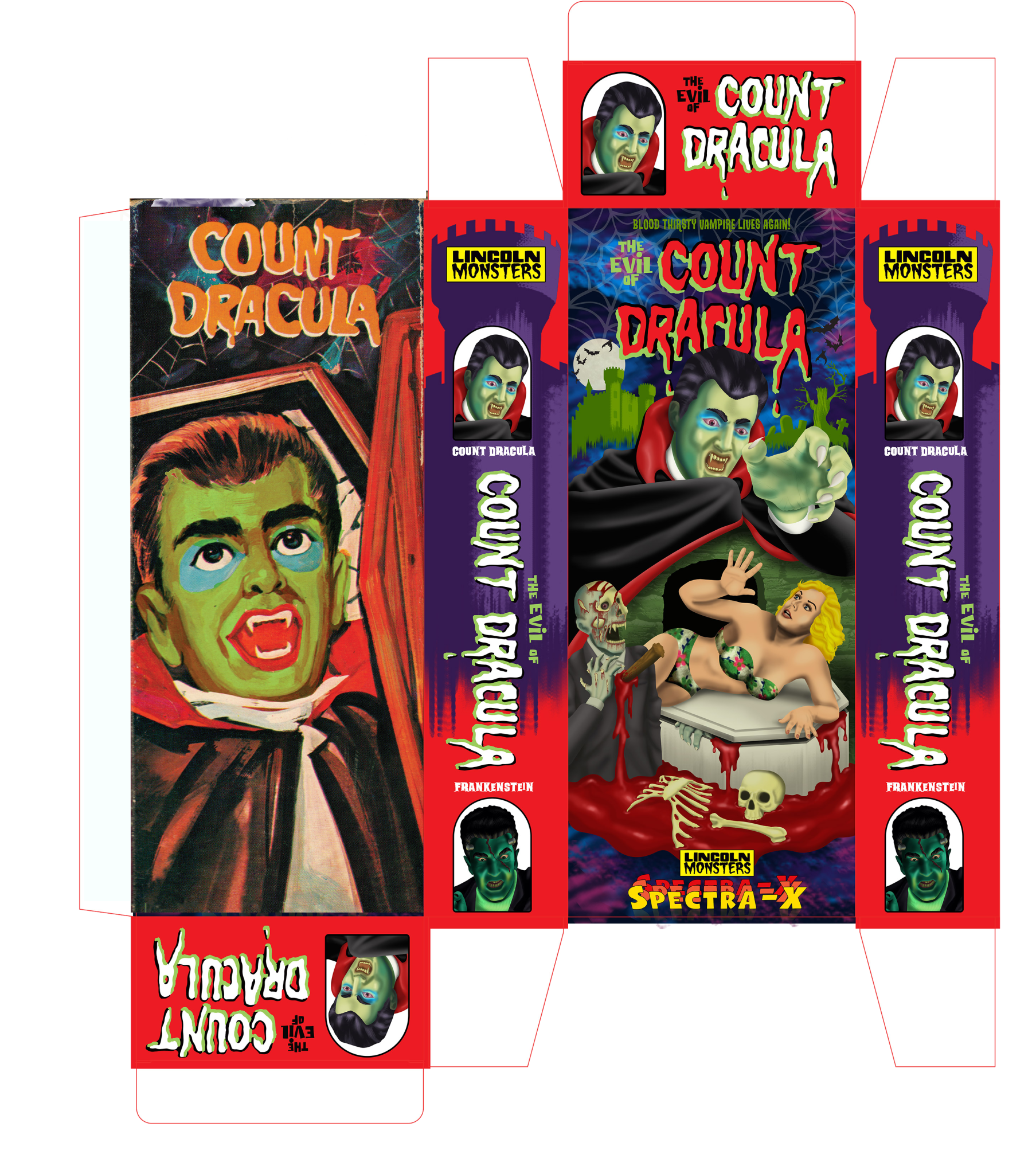 The Evil of Count Dracula (Lincoln Monsters) - ReMego