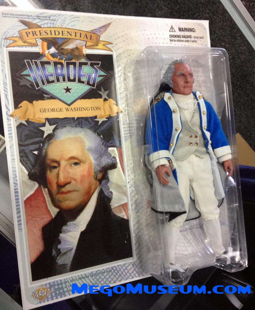 SDCC: Presidential Heroes George Washington - Mego Museum