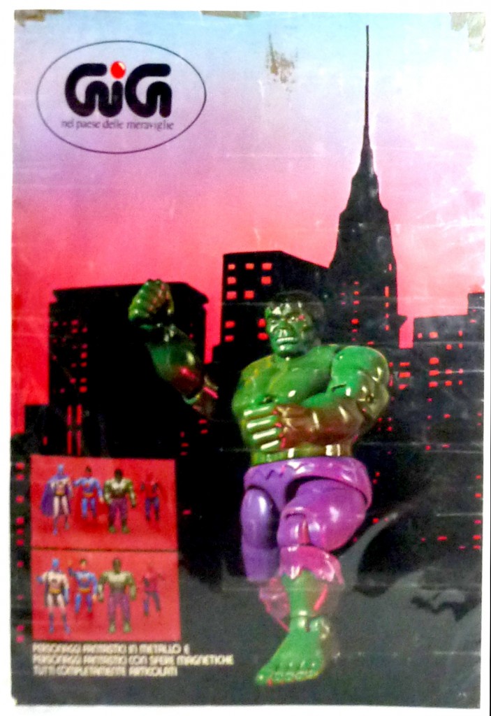 Italian Poster for the Mego Diecast Heroes - Mego Museum