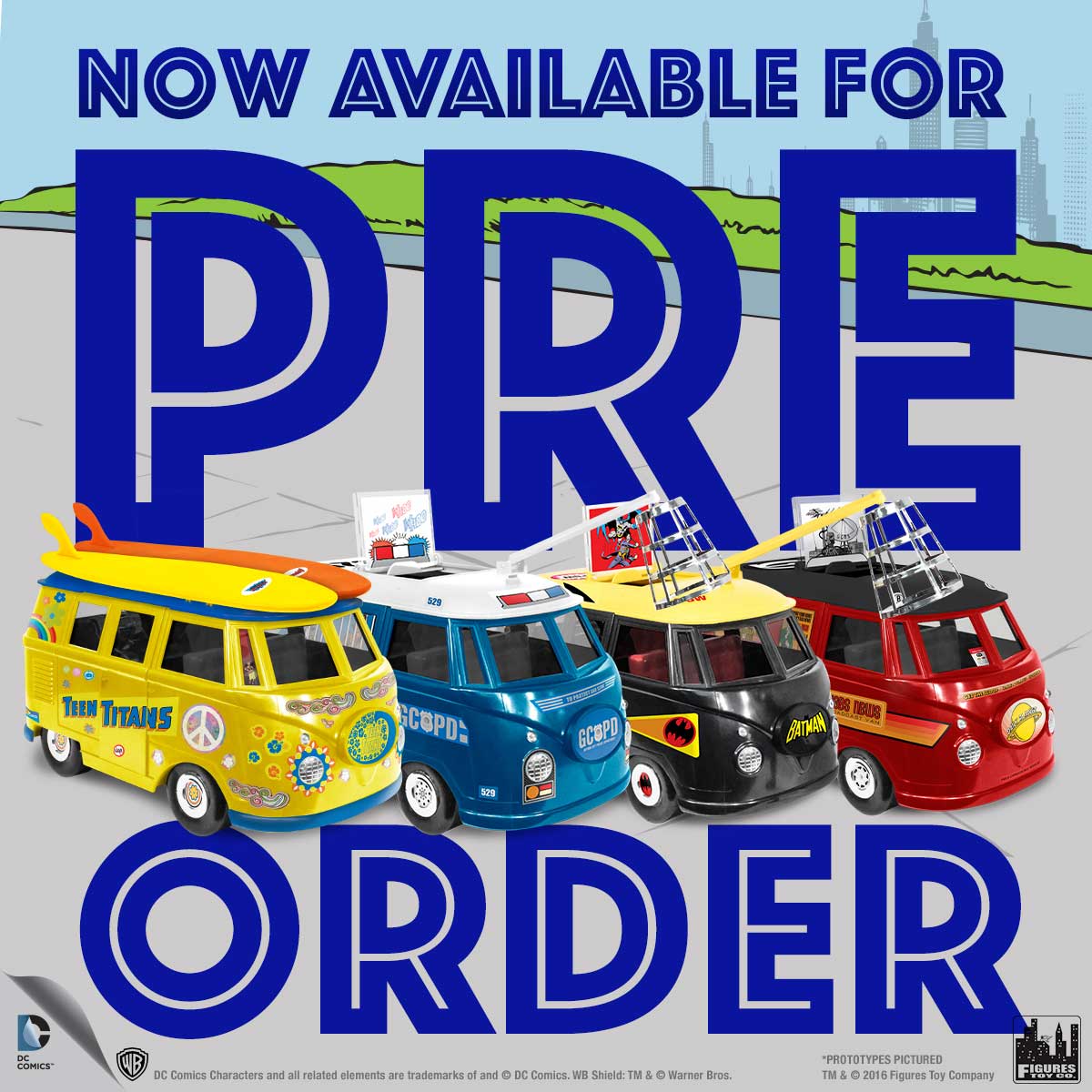 MMFTCNEWS: DC Comics Vans Rolling Out - Mego Museum