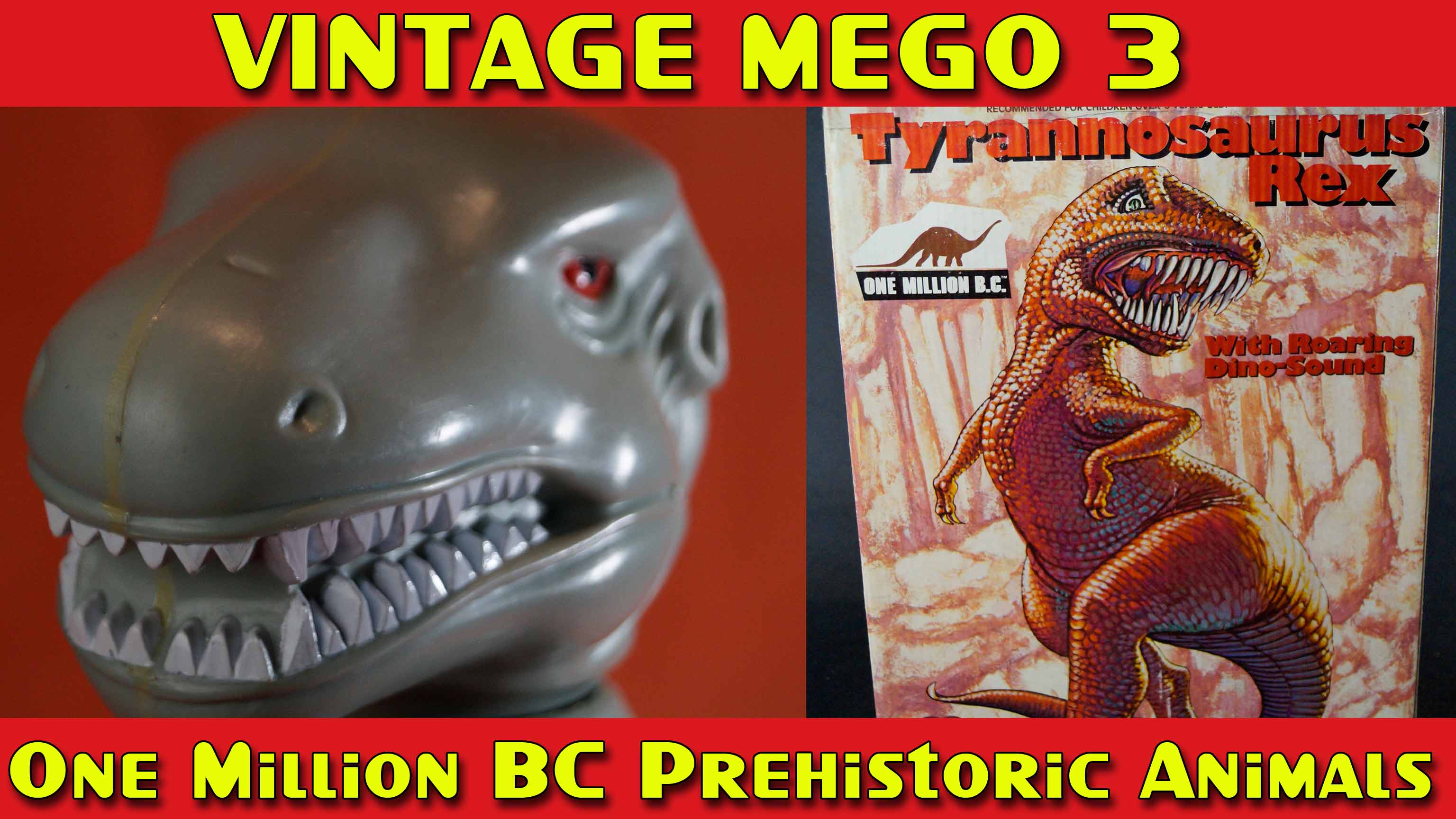 Vintage Mego 3: Prehistoric Animals from Mego One Million BC - Mego Museum