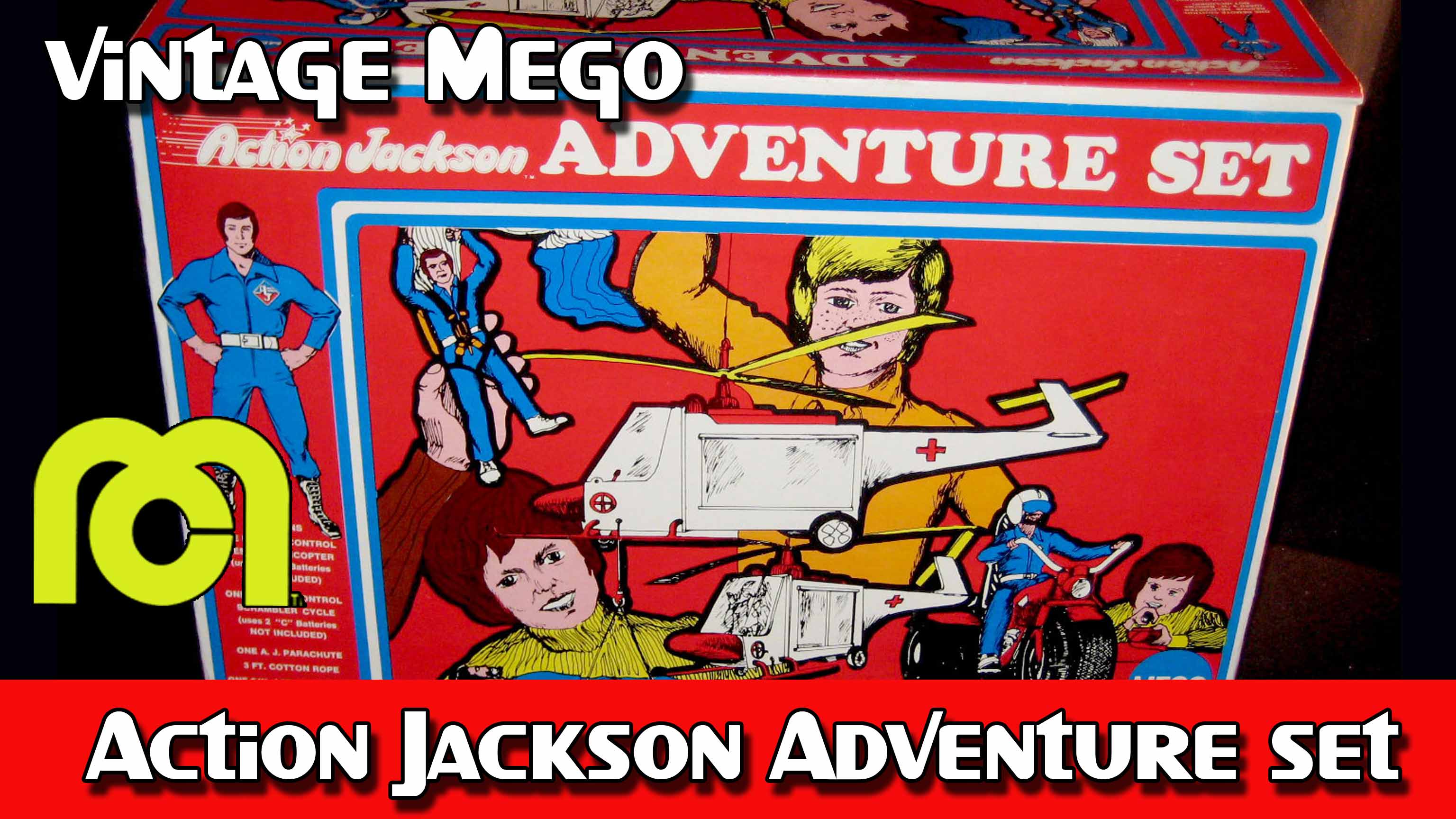 Vintage Mego 10: Action Jackson Adventure Set - Mego Museum