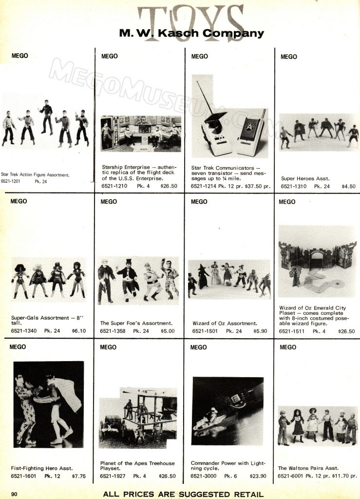Mego Wholesale Catalog from 1975 - Mego Museum