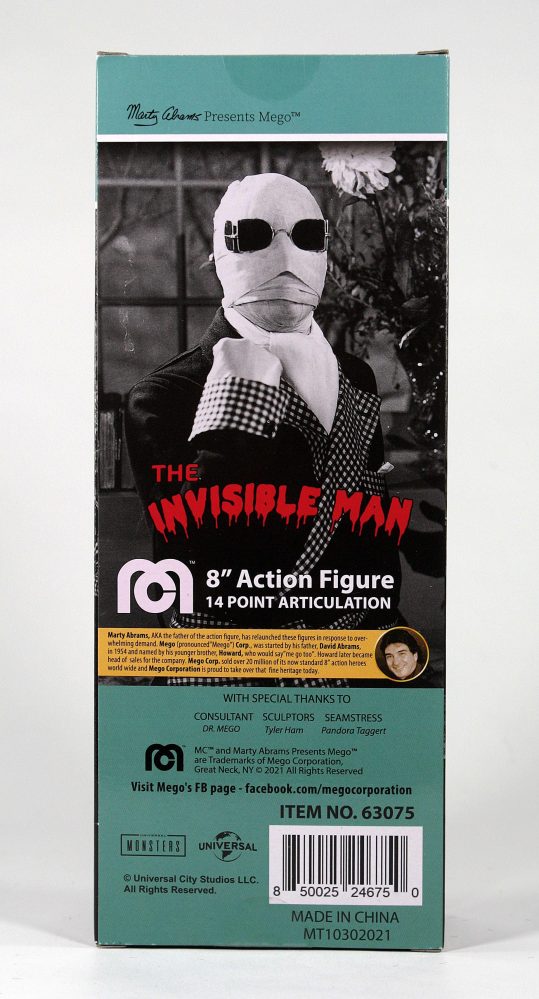Mego Invisible Man in New Window Box - Mego Museum