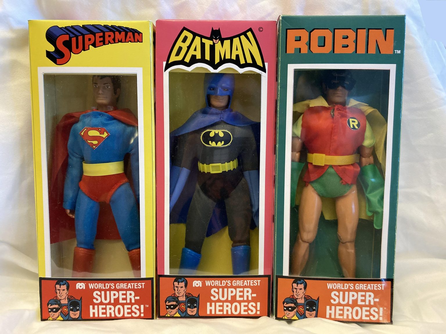 50th Anniversary Window Boxed Mego Worlds Greatest Superheroes ...
