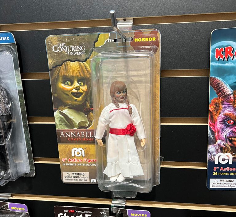 Mego Horror at Toy Fair 2023! AnnaBelle-Krampus-Creepshow! - Mego Museum
