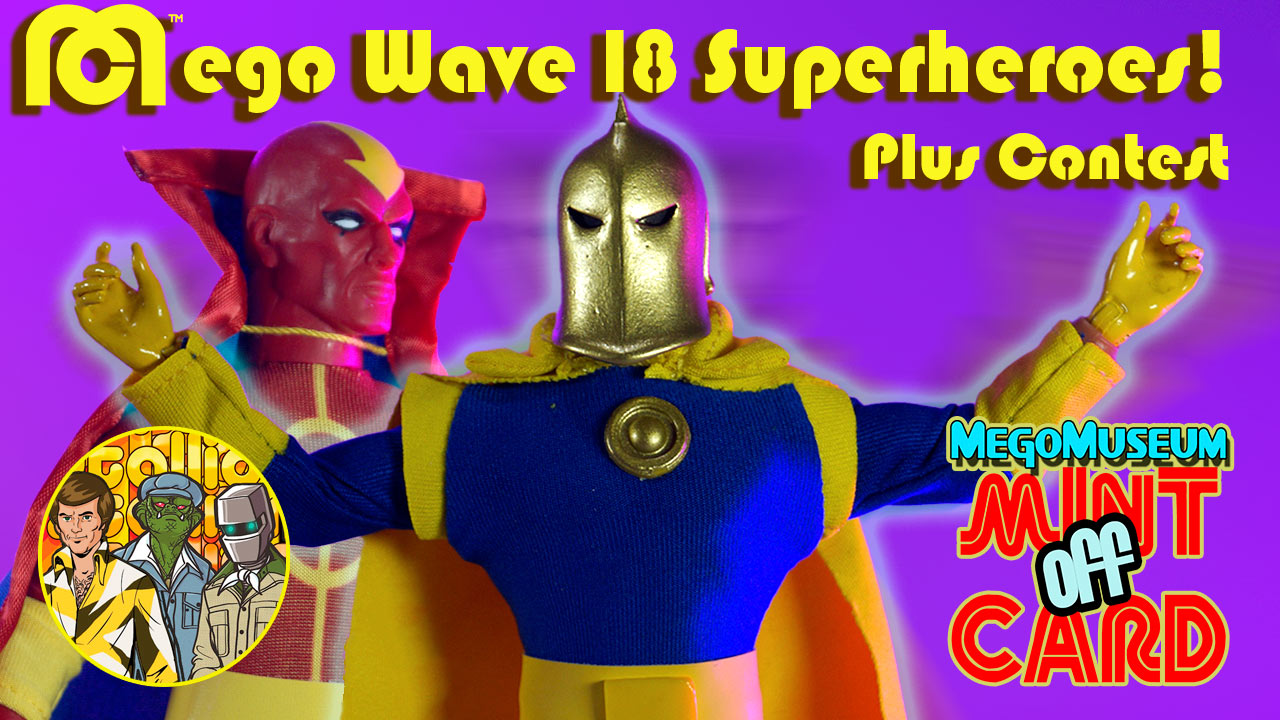 Mego Wave 18 Superheroes plus contest (Mint Off Card) - Mego Museum