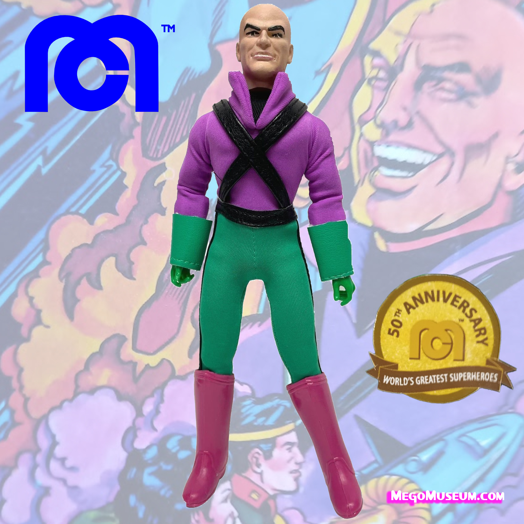 First Look: Mego Lex Luthor in Wave 19: World's Greatest Superheroes ...